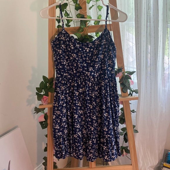 Altar'd State | Dresses | Alterd State Blue And White Floral Print ...